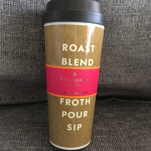 kate spade | Other | New Kate Spade Coffee Travel To Go Tumbler | Poshmark